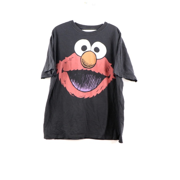 Sesame Street | Shirts | Sesame Street Big Elmo Face Faded T Shirt ...